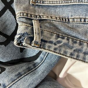 Fashion Nova | Jeans | Artistic Blue Jeans With Black Abstract Design ...